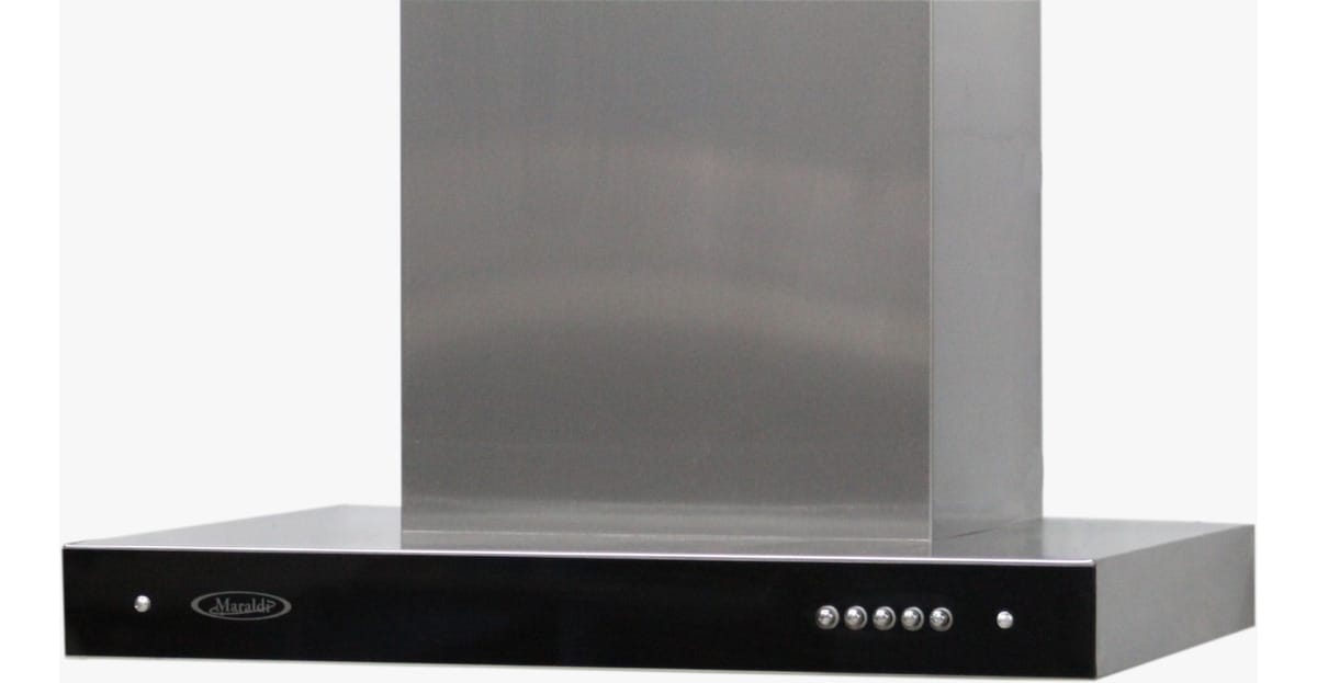 Campanas De Cocina Maraldi Slim Cristal Acero 60cm - Centro Ventilación